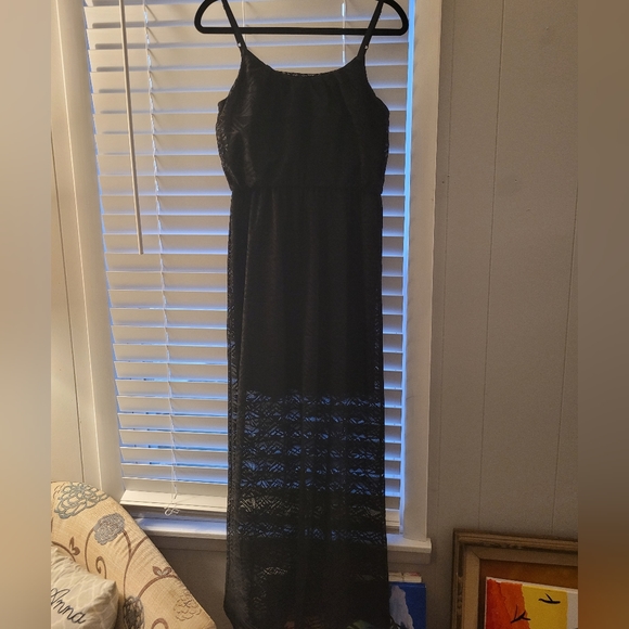 bailey blue | Dresses | Beachy Mini Dress With Lace Overlay | Poshmark